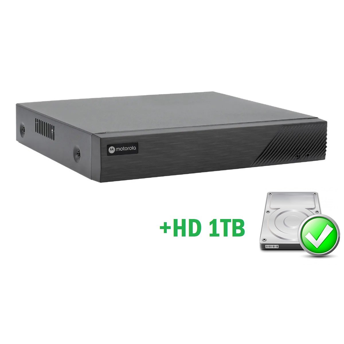 DVR 8 Canais HD + 2 Canais IP com HD 1TB MTD081L0013 Motorola