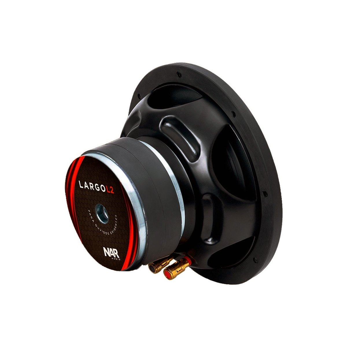 Alto Falante Subwoofer 8" 300W RMS 4 Ohms Largo NAR Áudio