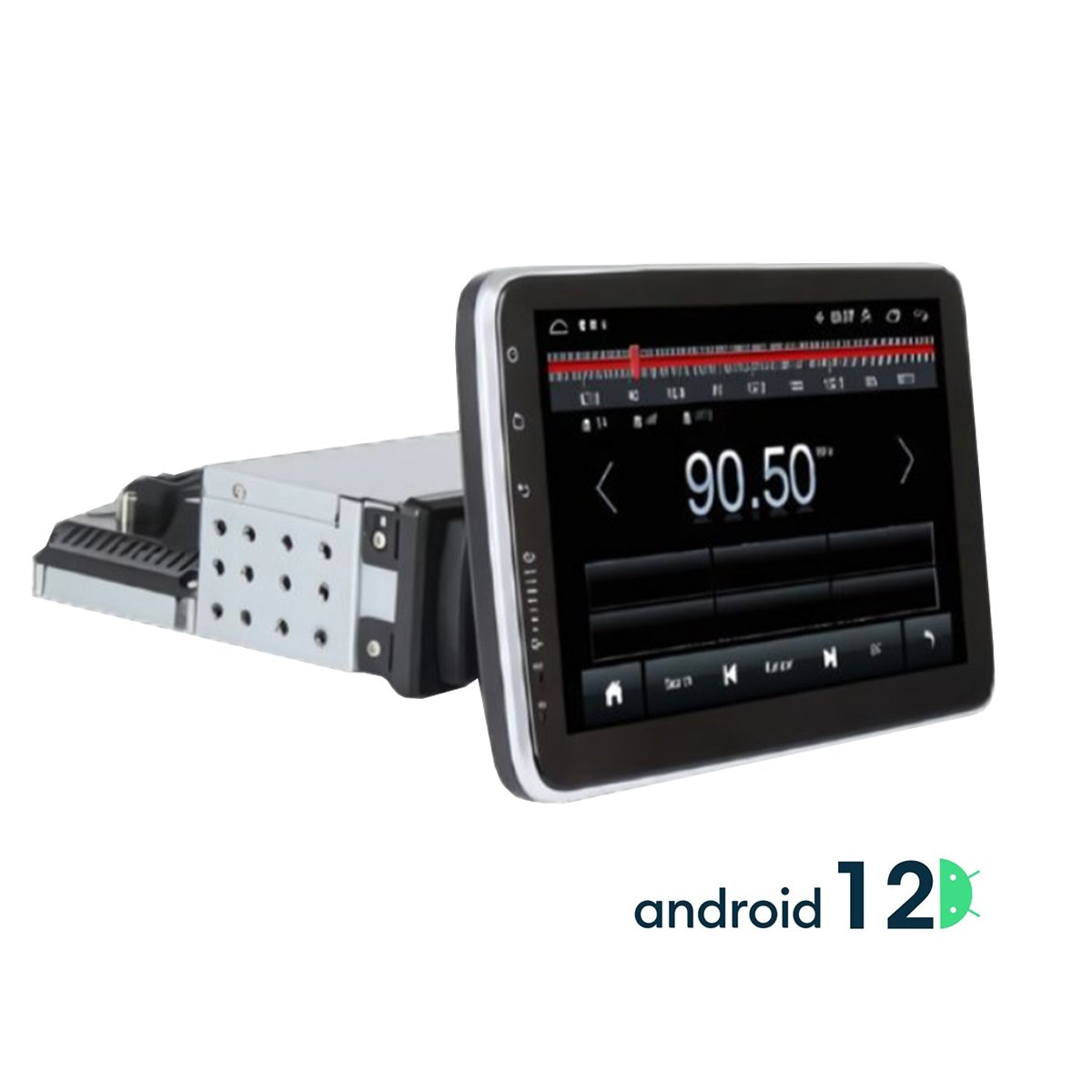 Multimídia Android 9'' 1 DIN Ajustável Carplay Space R JR8 Imports